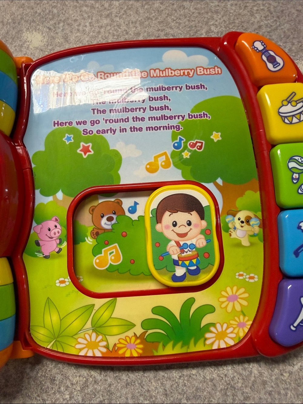 vtech | Toys | Vtech Musical Rhymes Book Kids Toy Redyelloworange ...